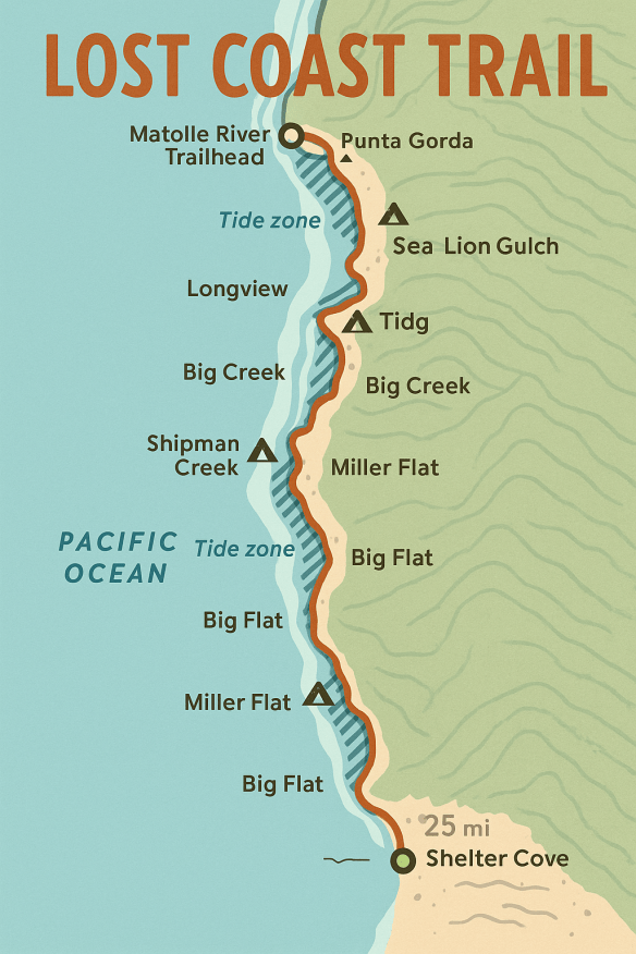 Guide to Hiking the Lost Coast Trail | Shelter Cove House
